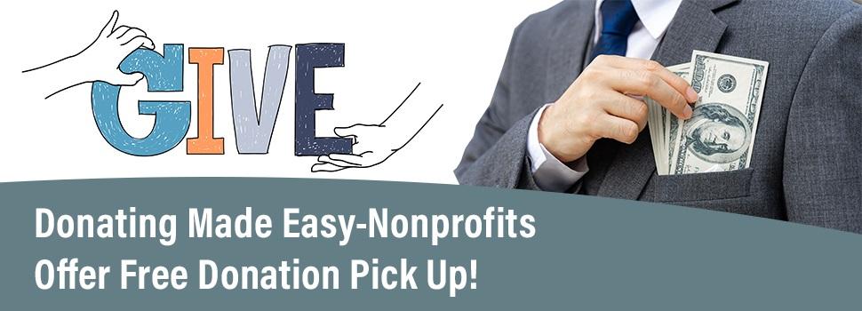 Donation Made Easy - Nonprofits Offer Free Donation Pick Up! | iConnectX